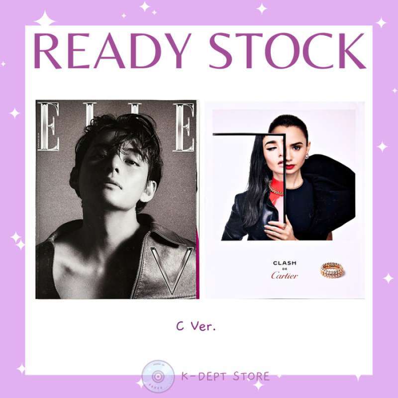 Promo V KIM TAEHYUNG BTS ELLE MAGAZINE APRIL 2023 Diskon 23% di Seller ...