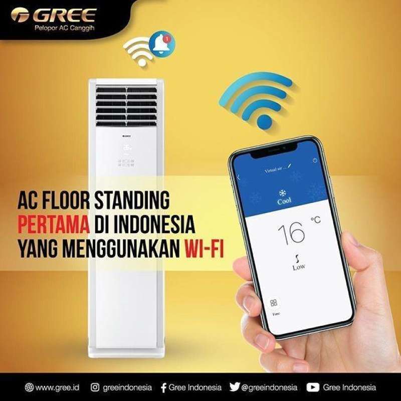 Jual Ac Floor Standing Gree 2pk Gvc-18ts R-32 (1 Phase) Di Seller Cbr ...