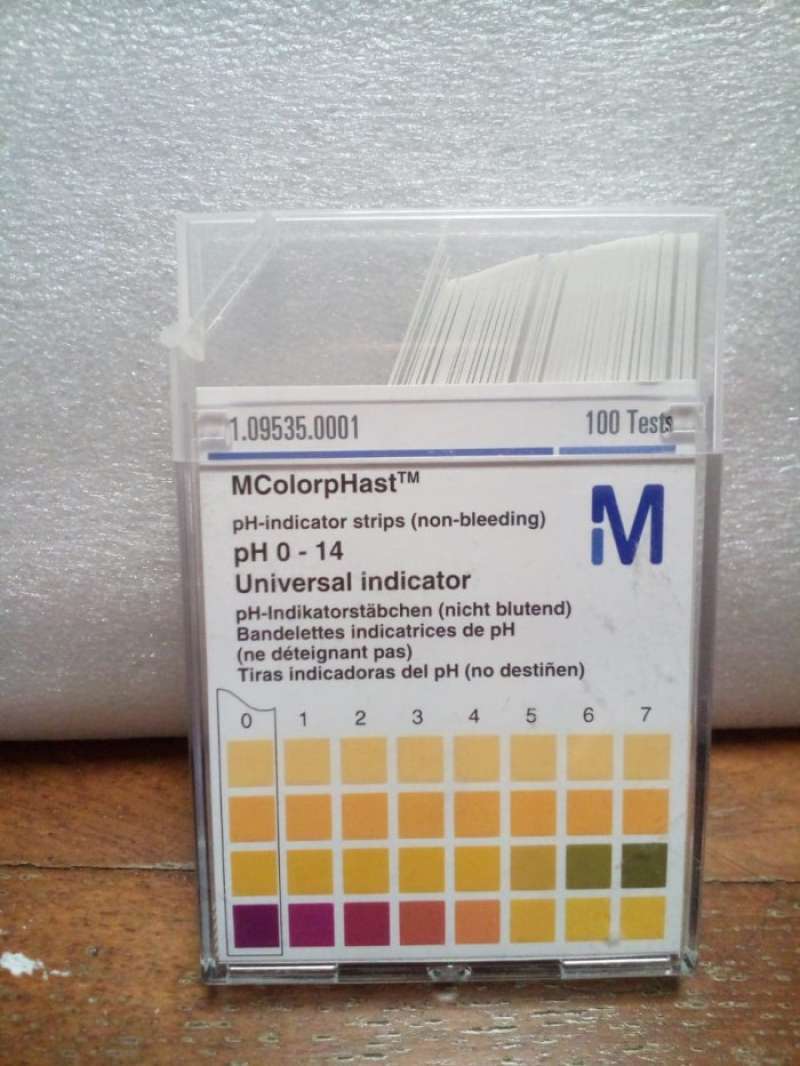 Jual Ph Indicator Strips / Kertas Ph Indikator Strip Merck 9535 Di ...