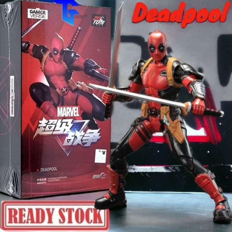 Jual Zd Toys Deadpool 1/10 Marvel Gamer Verse Super War Collections Action Figure Di Seller ...