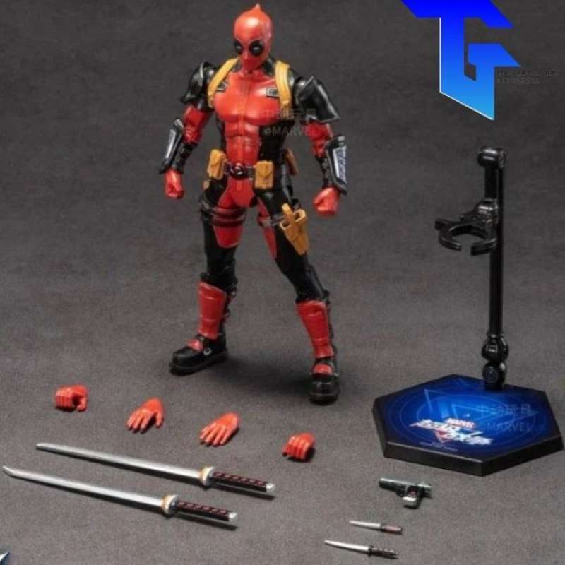 Jual Zd Toys Deadpool 1/10 Marvel Gamer Verse Super War Collections ...