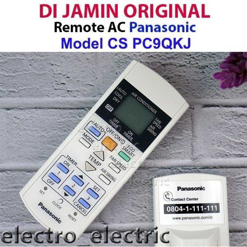 Promo Remote Ac Panasonic Type Cs Pc9qkj Original Diskon 23% Di Seller ...