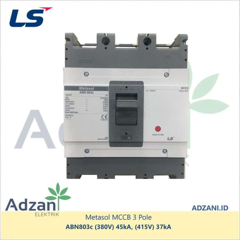 Jual Mccb 3p 700a 45ka 37ka Abn803c Ls Metasol Lsis Di Seller Adzani Elektrik Official Store ...