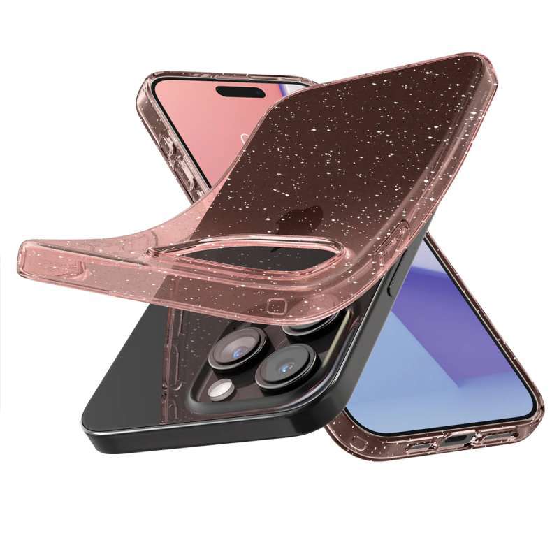 Promo Case iPhone 15 Pro Max Plus Spigen Liquid Crystal Clear Soft ...