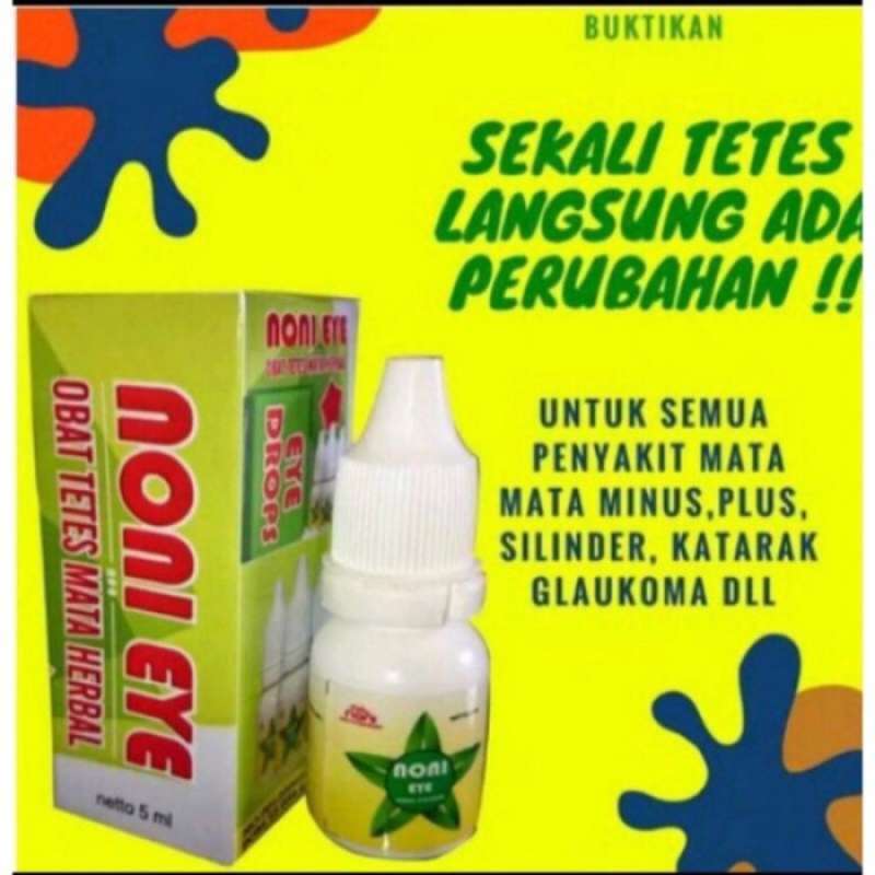 Promo obat tetes mata minus NONI Eye za silinder plus katarak glaukoma ...