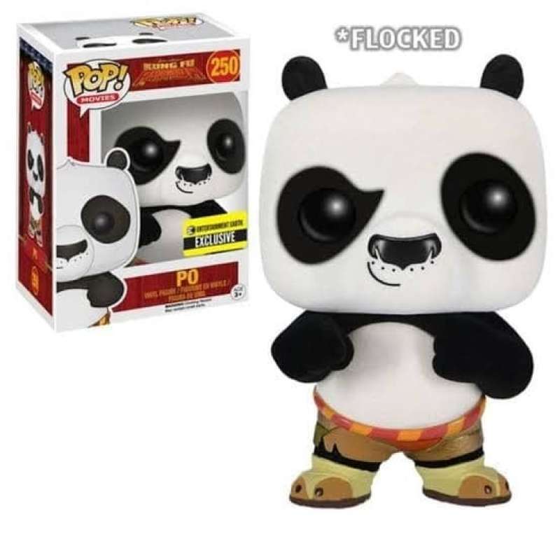 Promo Funko Pop! Movies - Kung Fu Panda - Po Flocked Exclusive Diskon ...