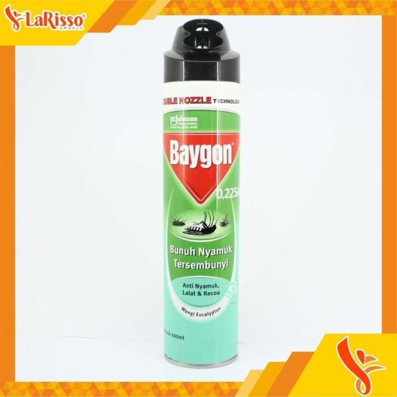 Jual BAYGON AEROSOL OBAT ANTI NYAMUK, LALAT&KECOA SEMPROT 600ML ALL ...