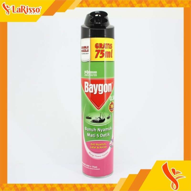 Jual Baygon Aerosol Obat Anti Nyamuk, Lalat&kecoa Semprot 600ml All ...