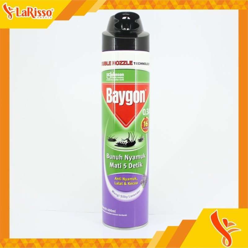 Jual BAYGON AEROSOL OBAT ANTI NYAMUK, LALAT&KECOA SEMPROT 600ML ALL ...
