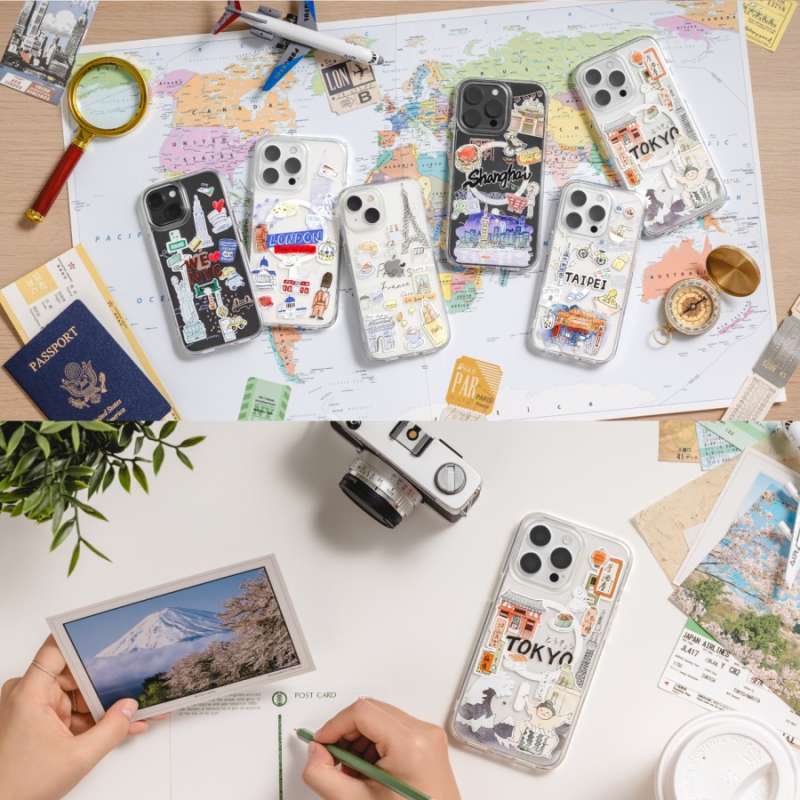 Promo Case iPhone 15 Pro Max Plus Switcheasy City Slim Motif Clear ...