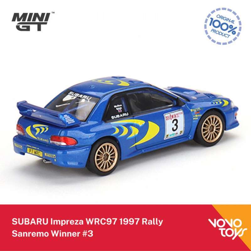Jual Minigt 512 Subaru Impreza Wrc97 1997 Rally Sanremo Winner #3 Mini ...