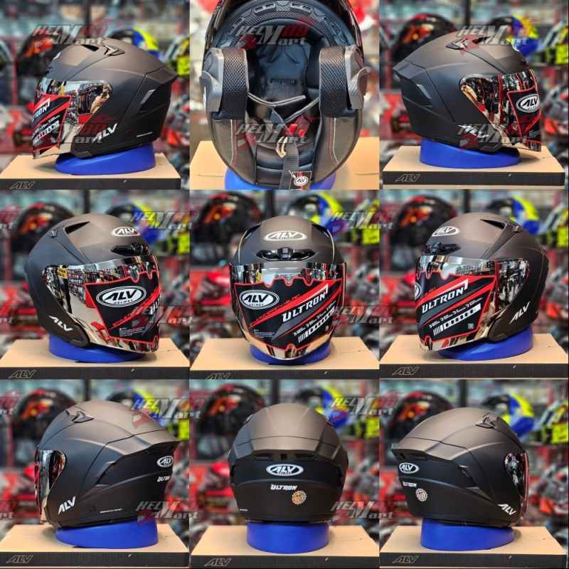 Jual Helm Alv Ultron Half Face - Helm Viral Budget Pelajar Helm Sni ...