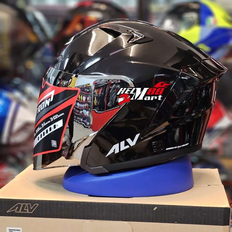 Jual Helm Alv Ultron Half Face - Helm Viral Budget Pelajar Helm Sni ...
