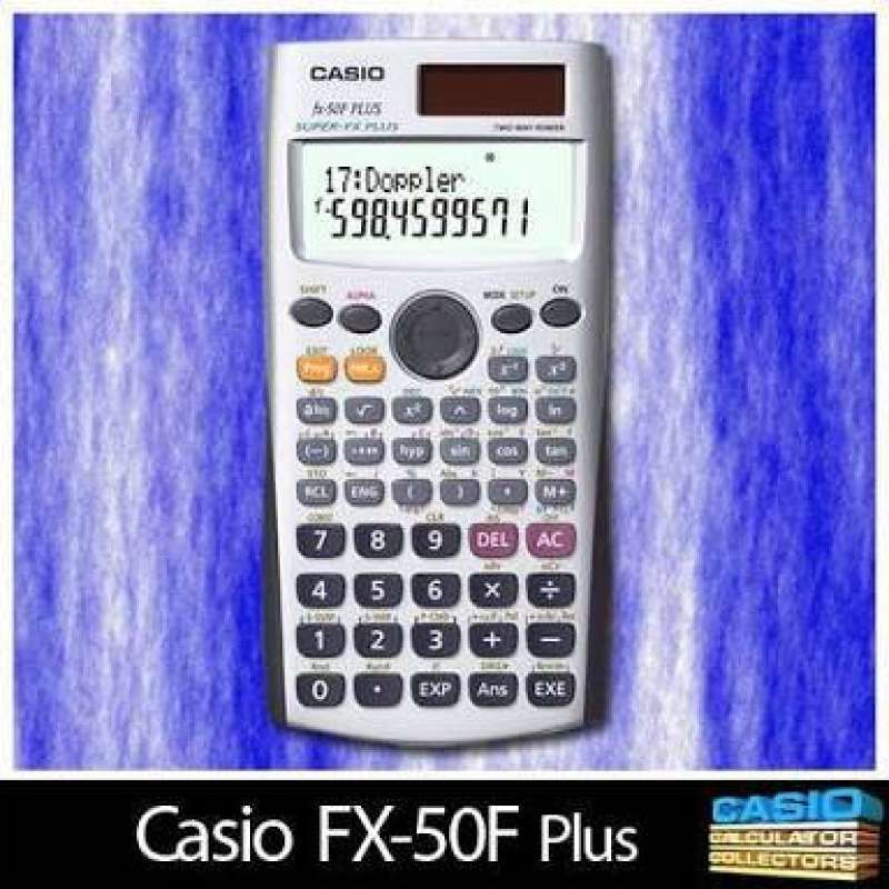 Promo Casio Fx 50 F Plus Programmable Scientific Diskon 23% Di Seller ...