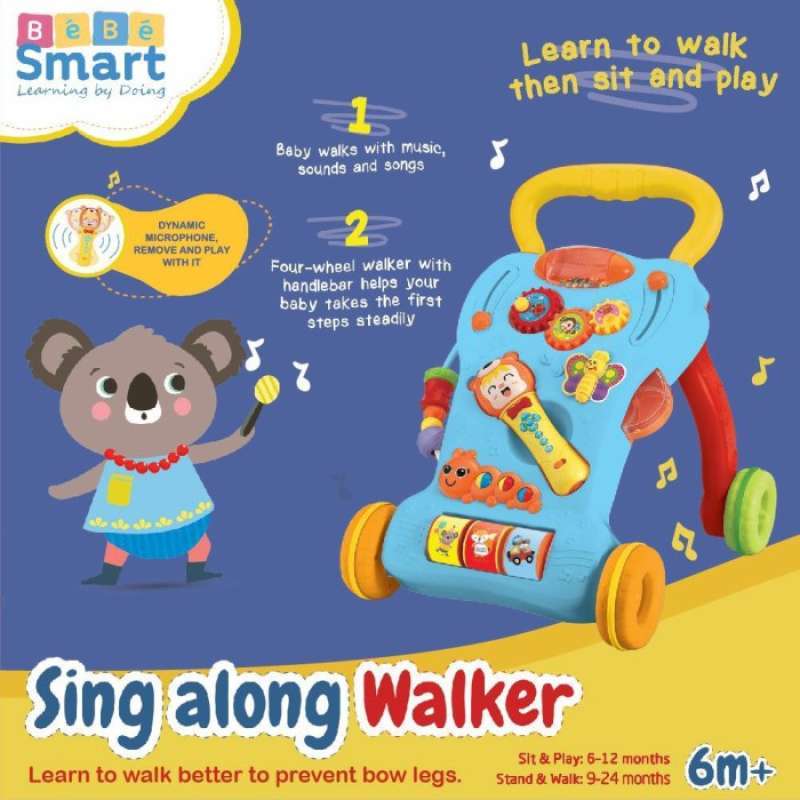 Promo Sing Along Walker Baby Sing Along Walker Bebe Smart Diskon 23% Di Seller Zulmi Store ...