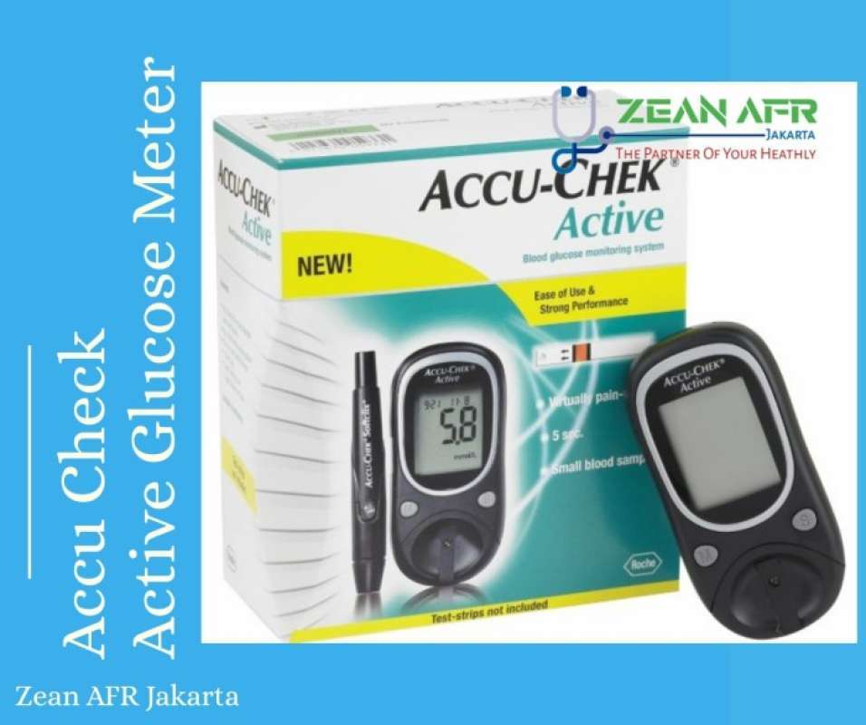 Jual Accu Check Active Glucose Meter/Alat Monitoring Glucose di Seller ...