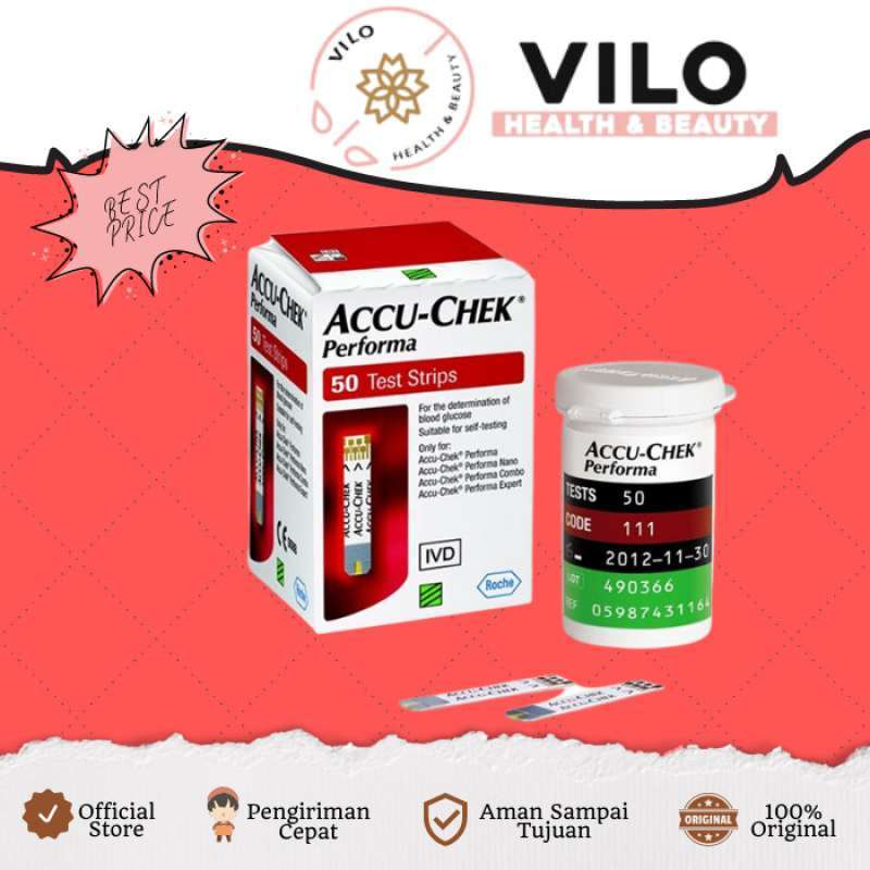Jual Accu-Chek Performa Test Strip 50` / Test Gula Darah / Test ...