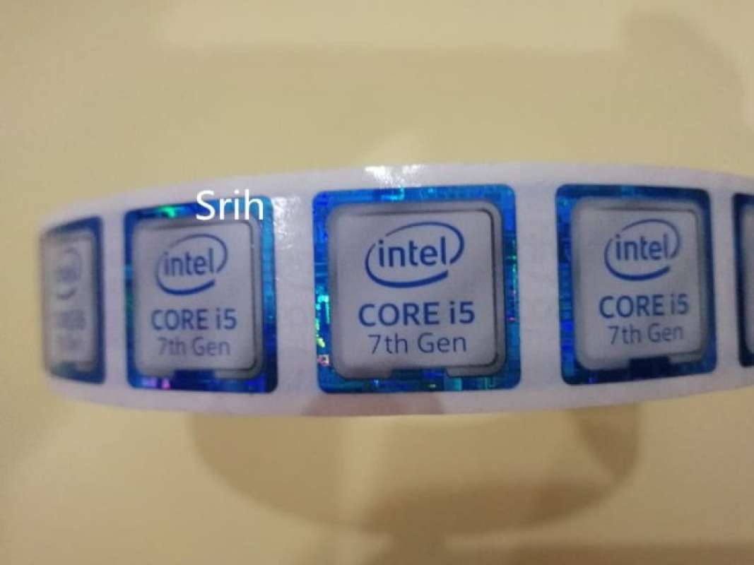 Jual Stiker Logo Core I5 7th Gen Original Di Seller Retail Indo Global ...
