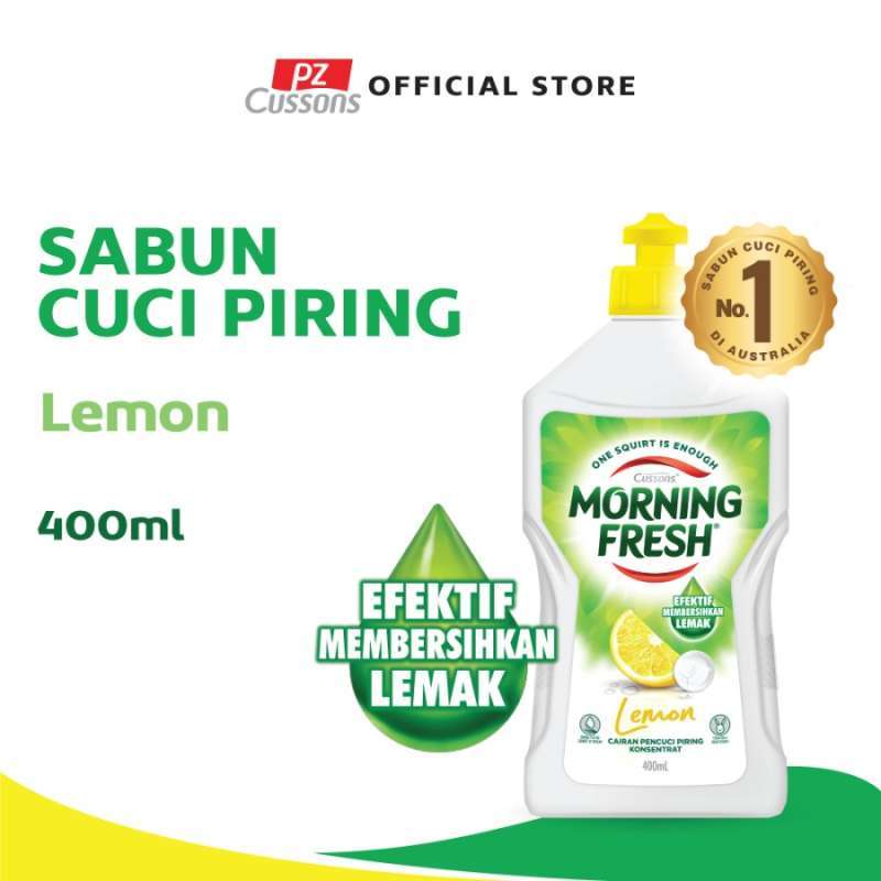 Promo Morning Fresh Lemon Sabun Cuci Piring [400 Ml/ Botol] Diskon 13% ...