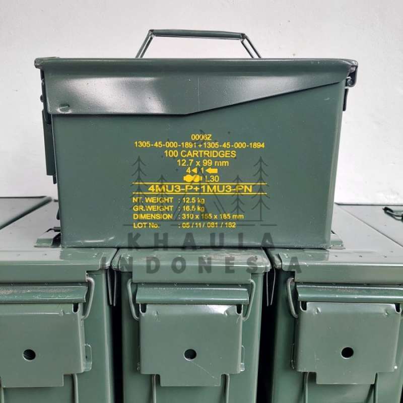 Promo box kotak besi bekas peluru pindad Diskon 23% di Seller Kokashi ...