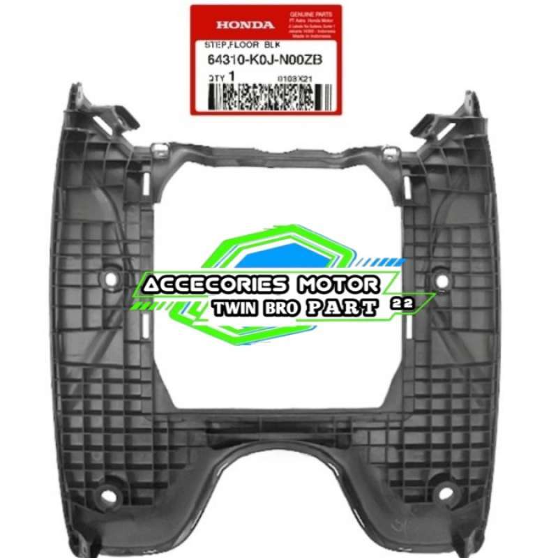 Promo Step Floor Bordes Pijakan Lantai Honda Genio 2020 2021 2022 Hitam ...