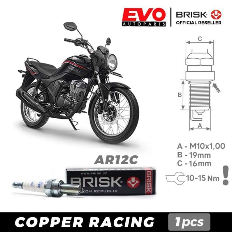 Jual Busi Motor Honda Cb 150 Verza Brisk Copper Ar12c Di Seller Retail ...