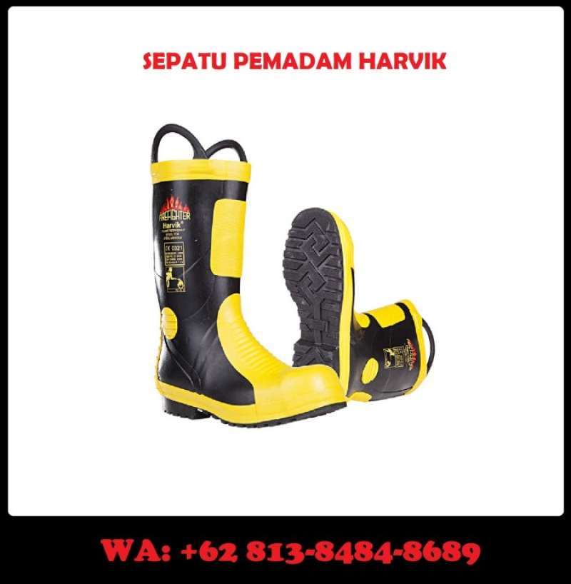 Promo Sepatu Boots Pemadam DAMKAR Firefighter HARVIK Diskon 23% di ...