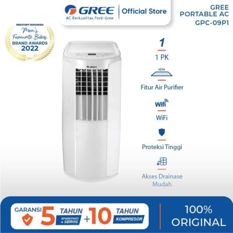 Promo GREE AC Portable 1PK - WIFI Control - Model GPC-09P1 !! AC MURAH !! Diskon 33% di Seller ...