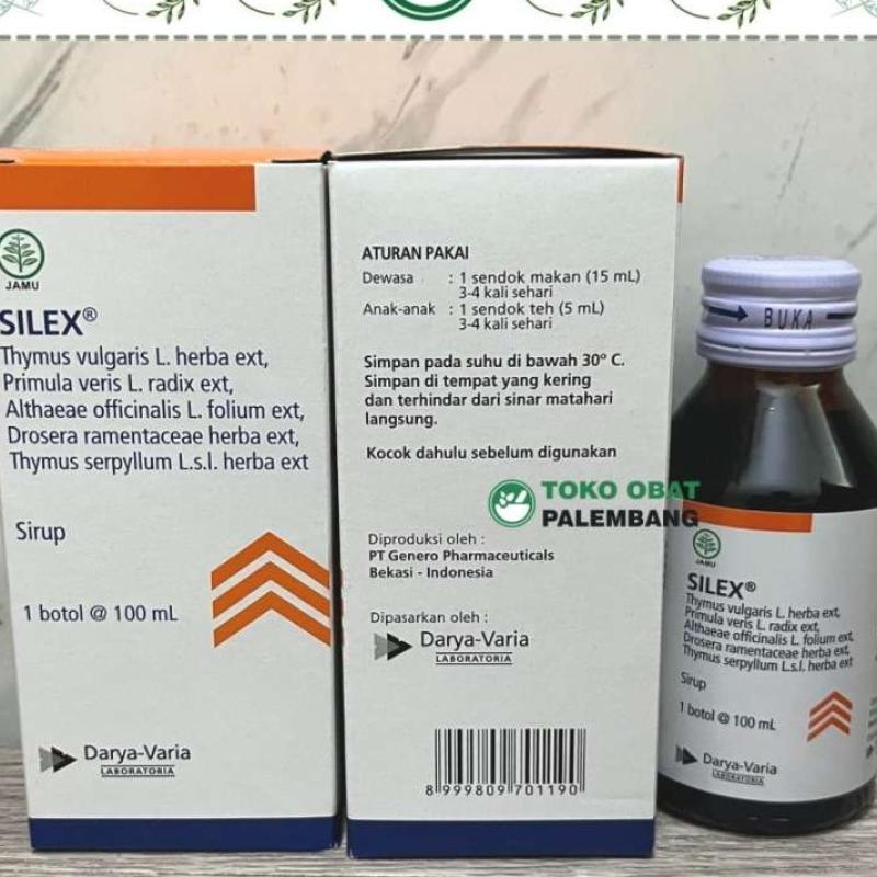 Jual SILEX 100ML OBAT BATUK BERDAHAK SIRUP OBAT BATUK HERBAL Thyme ...