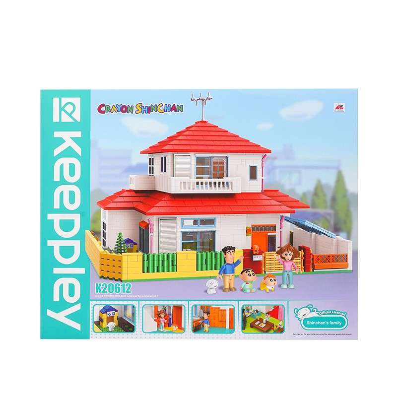 Jual Kkv Keeppley Block Mainan Brick Balok Susun Diy Shinchan Family ...