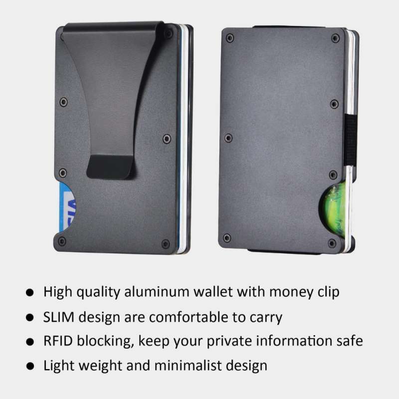 Promo X11-a - Metal Card Wallet Money Clip With Rfid Blocker - Full ...