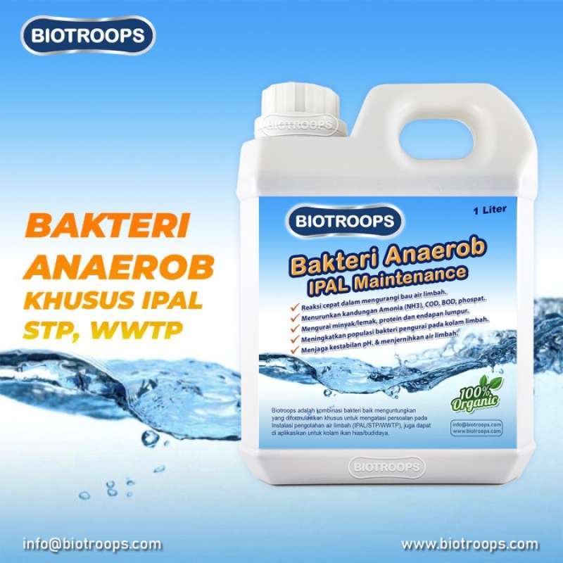 Promo Bakteri Anaerob Pengurai Limbah - BIOTROOPS - Solusi Masalah IPAL ...