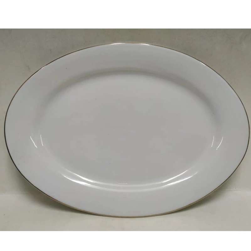 Jual New Piring Saji Ikan Oval Keramik 14 Inc 35cm I Piring Keramik ...