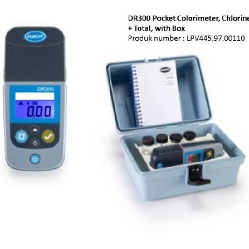 Promo Hach Dr300 Pocket Colorimeter Free & Total Chlorine/hach Dr 300 ...