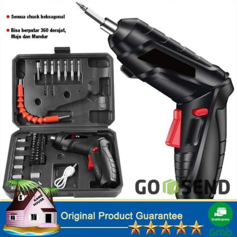 Promo Bor Obeng Elektrik Full Set Toolkit Diskon 23% Di Seller Cv ...