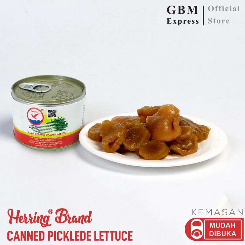 Jual Herring Brand Pickled Lettuce Acar Selada Dalam Kaleng 182 G Di ...