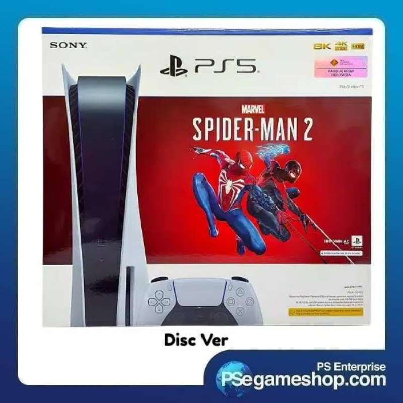 Jual PS5 Console Disc / Disk Edition Bundle SpiderMan 2 / Spider Man 2 ...