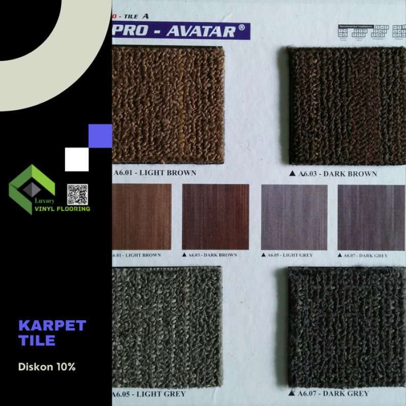 Promo Karpet tile Pro-Avatar 5m2 Diskon 23% di Seller Dapuraku Store ...