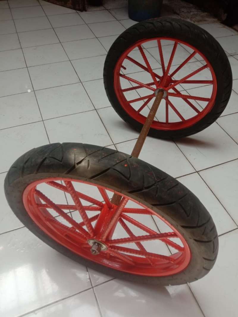 Promo Roda Gerobak Ruji Besi Palang 8 Alat Angkut Barang Roda Kastor ...