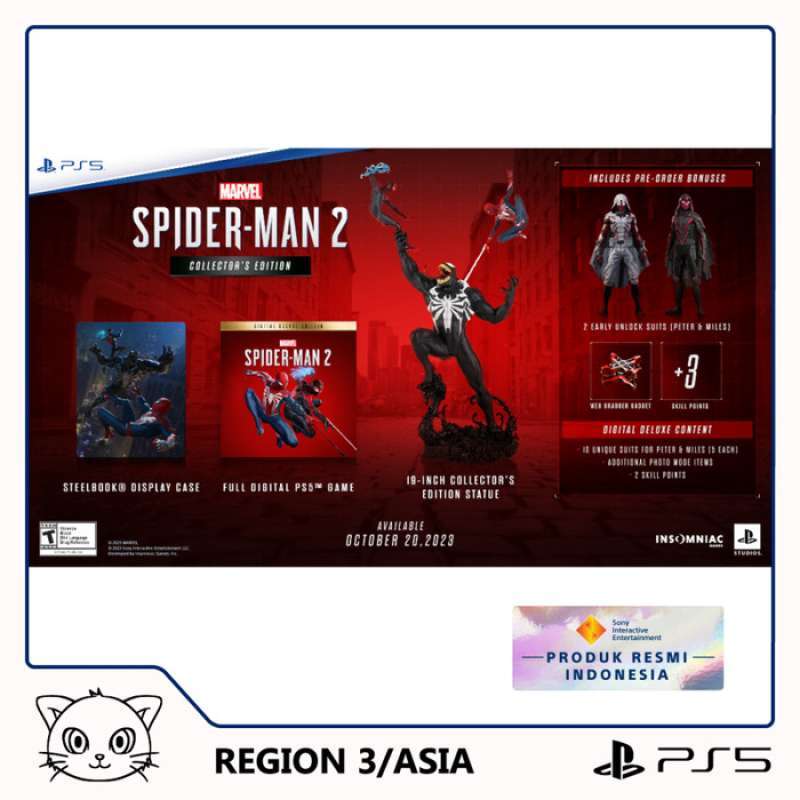 Jual [ps5] Marvel Spider-man 2 Collector Edition - Spiderman 2 Collector's Di Seller Miugameshop ...