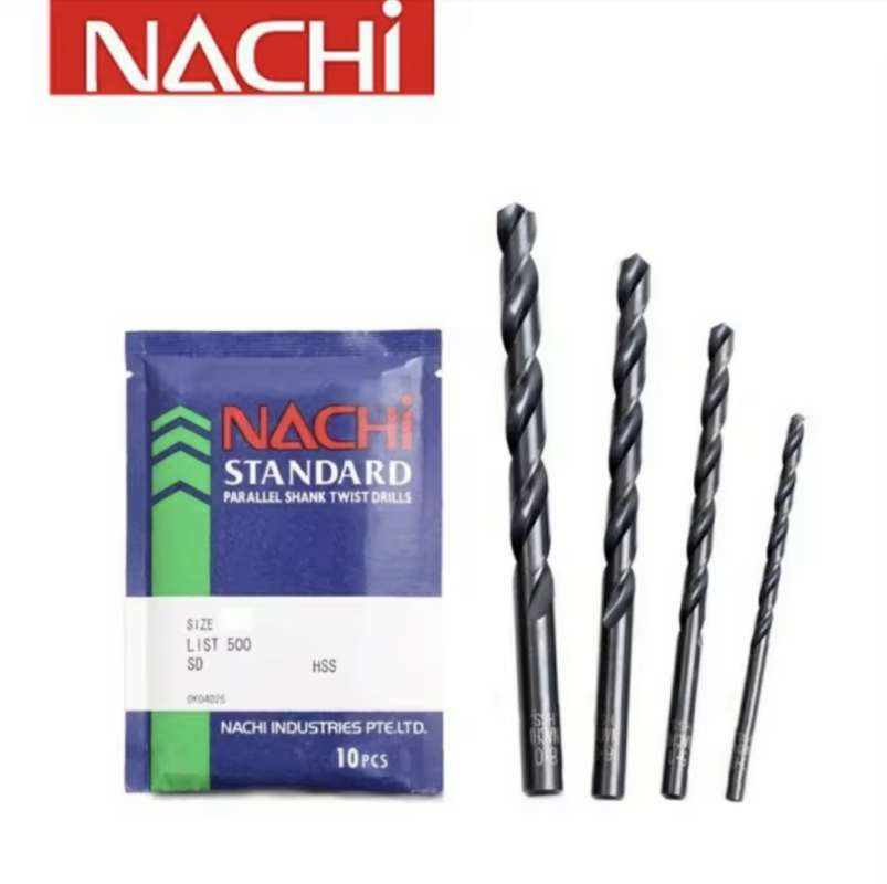 Jual Mata Bor Besi Hss Nachi Aneka Ukuran - Standard Parallel Shank ...