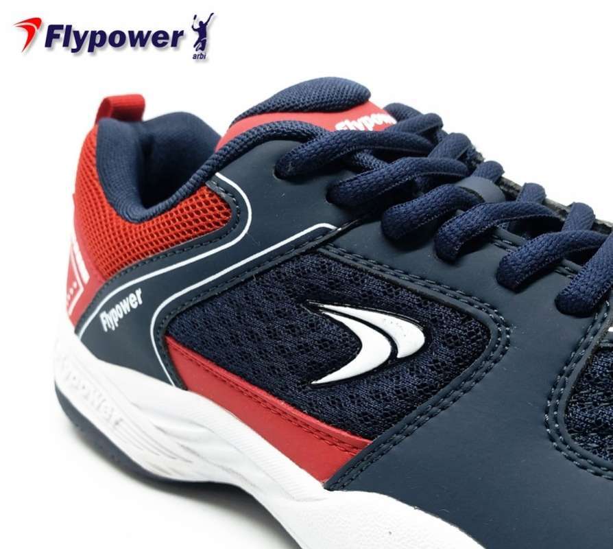 Jual Sepatu Badminton FLYPOWER PALAH (ANAK & DEWASA) - 41 Navy Red di ...
