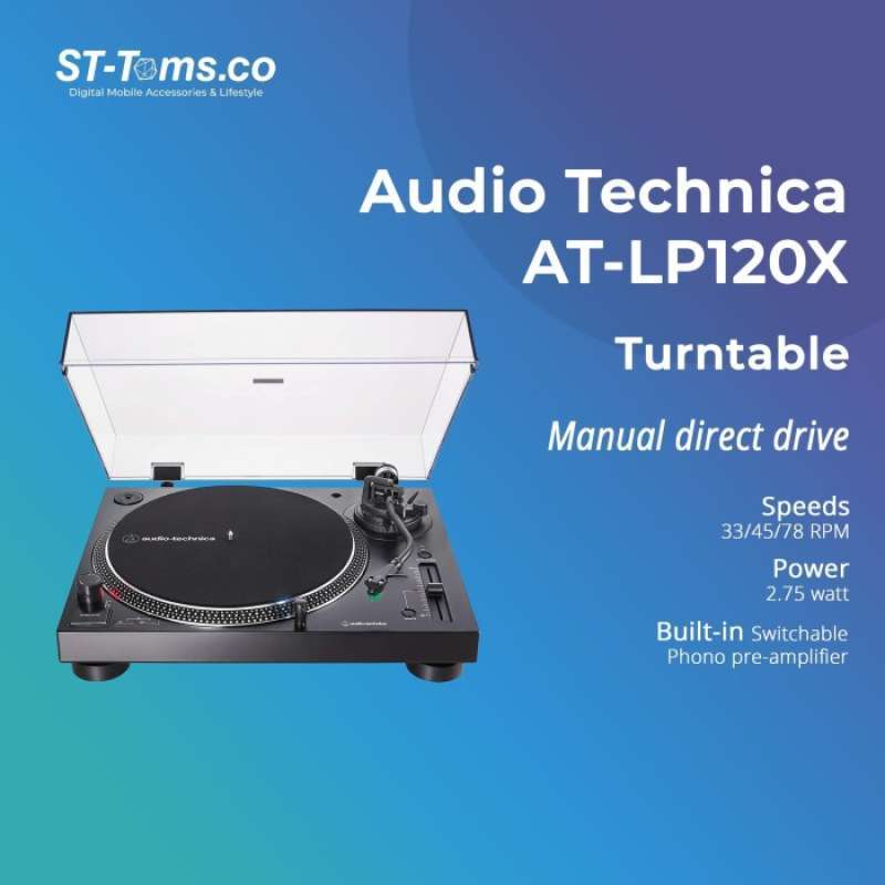 Promo Audio Technica At-lp120x Direct-drive Professional Turntable ...