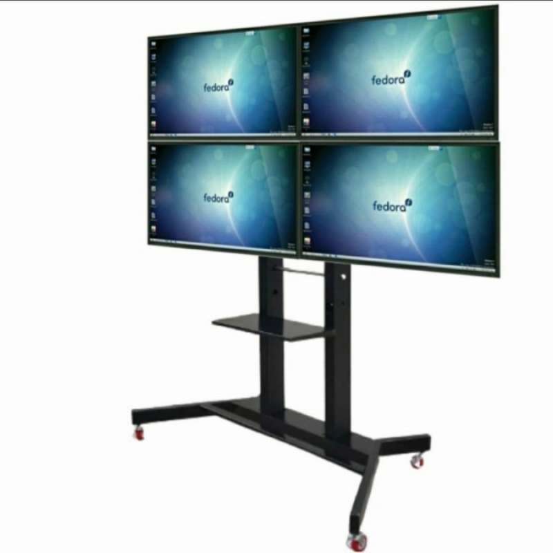 Promo Bracket Stand Tv Monitor 4 Layar 55 50 49 45 43 40 32 Inch ...
