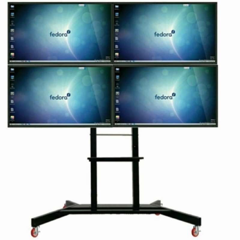 Promo Bracket Stand Tv Monitor 4 Layar 55 50 49 45 43 40 32 Inch ...