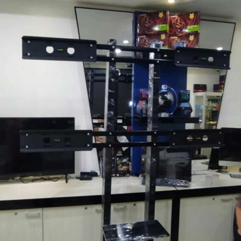 Promo Bracket Stand Tv Monitor 4 Layar 55 50 49 45 43 40 32 Inch ...