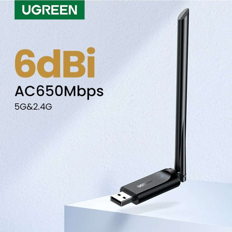 Jual Ugreen USB Dongle Wifi Wireless Adapter Receiver Penangkap Sinyal ...