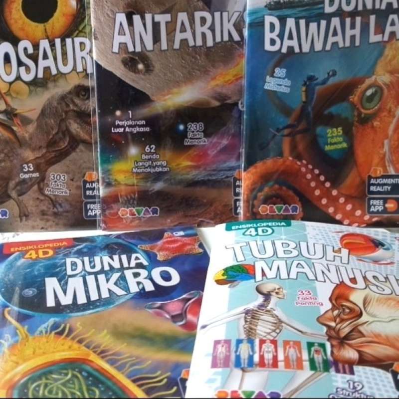 Promo Buku Devar 4D Augmented Reality (Selain Tubuh Manusia) Diskon 27% di Seller Pilihan Shop ...