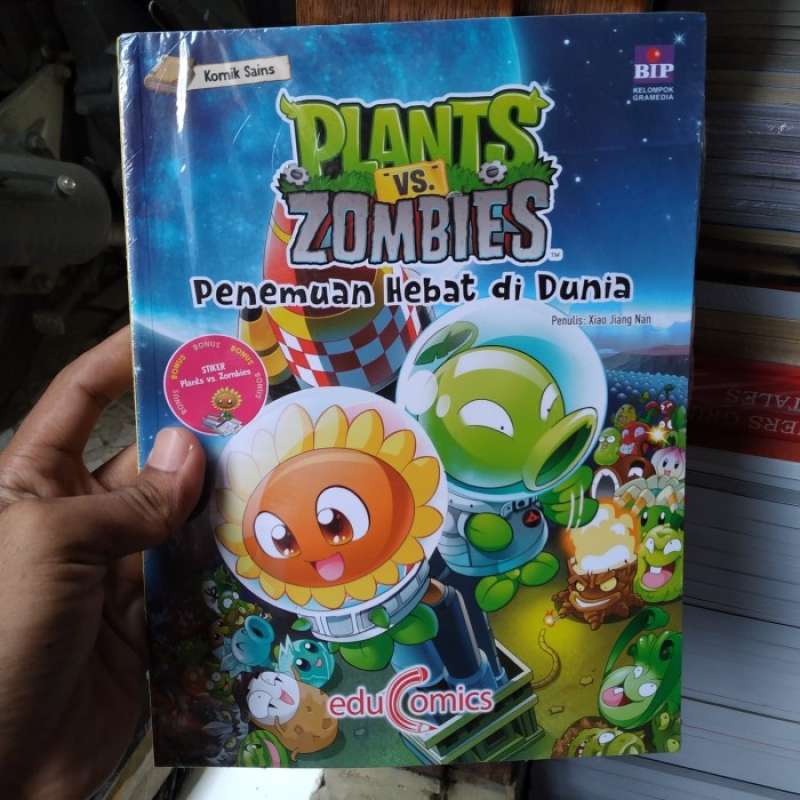 Promo BUKU KOMIK SAINS PLANTS VS ZOMBIES PENEMUAN HEBAT DI DUNIA BY ...
