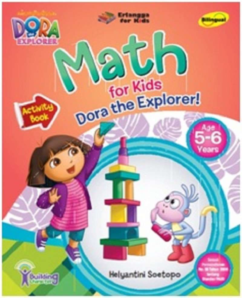 Jual Buku Bilingual Dora: Math For Kids Activity Book 5-6 Years Di ...